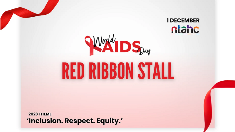 Red ribbon stall – Darwin | World AIDS Day