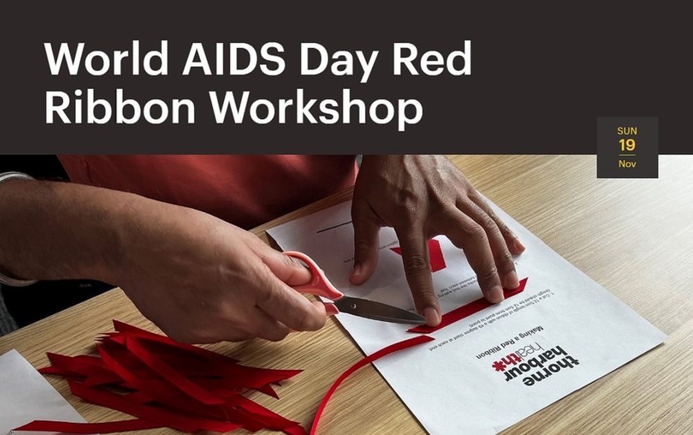 World AIDS Day red ribbon workshop | World AIDS Day